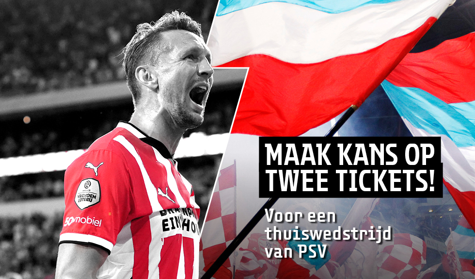 Maak kans op twee tickets voor een thuiswedstrijd van PSV